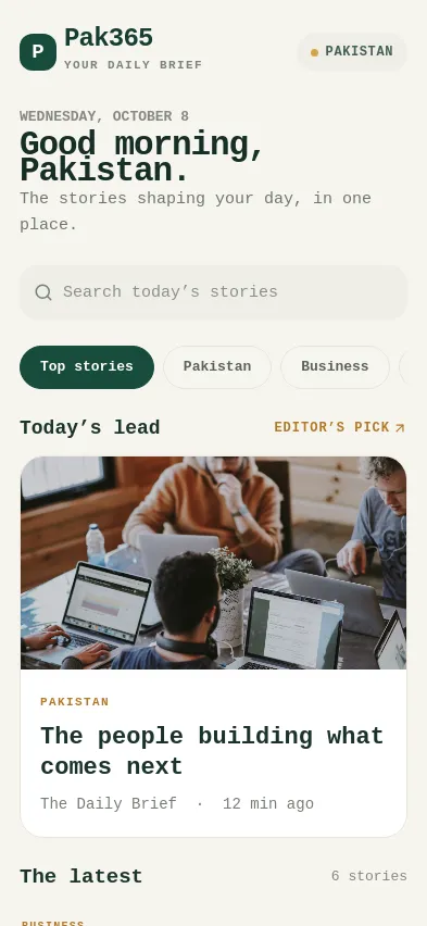 Pak365 App