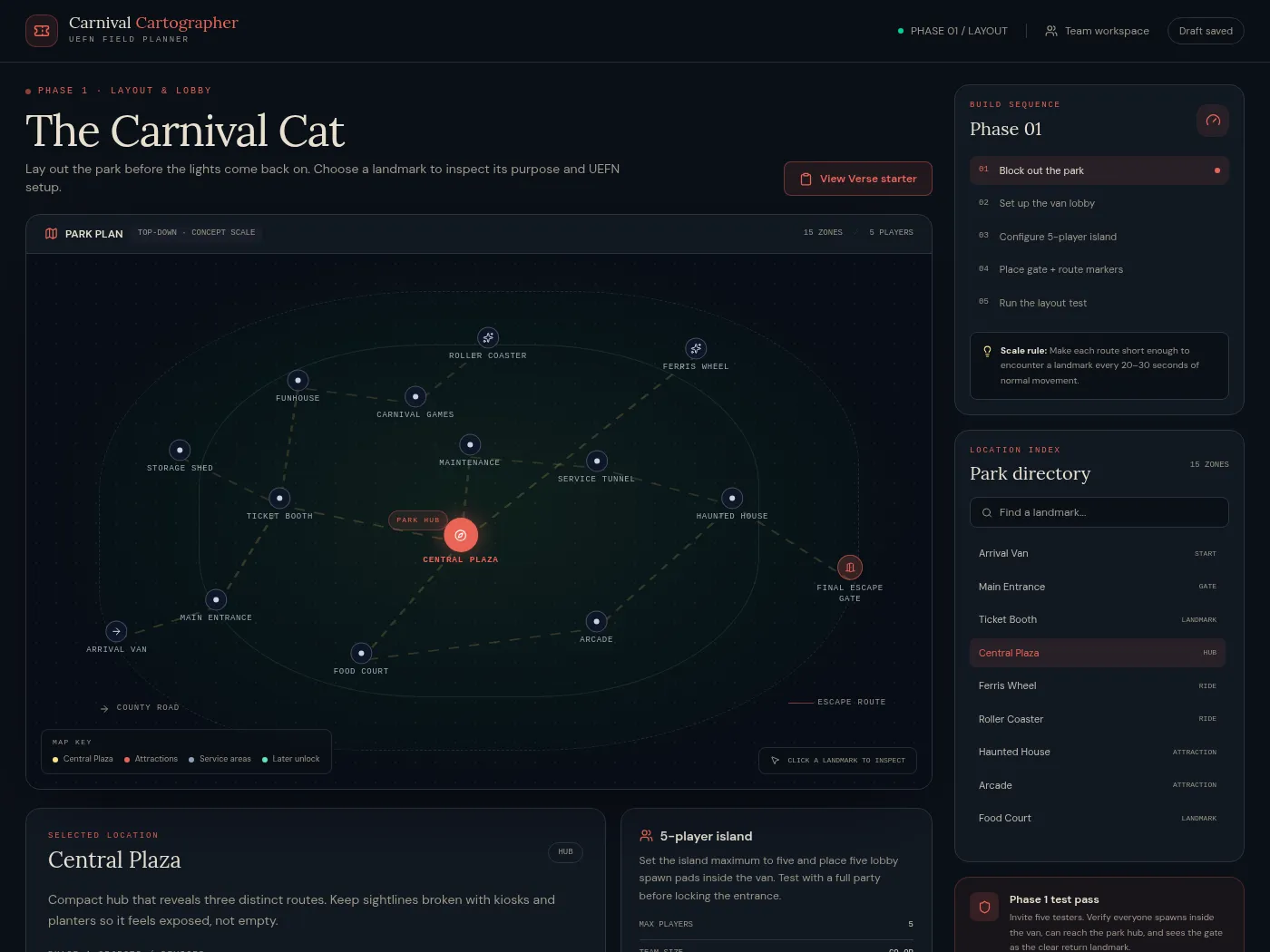 Carnival Cat UEFN Horror