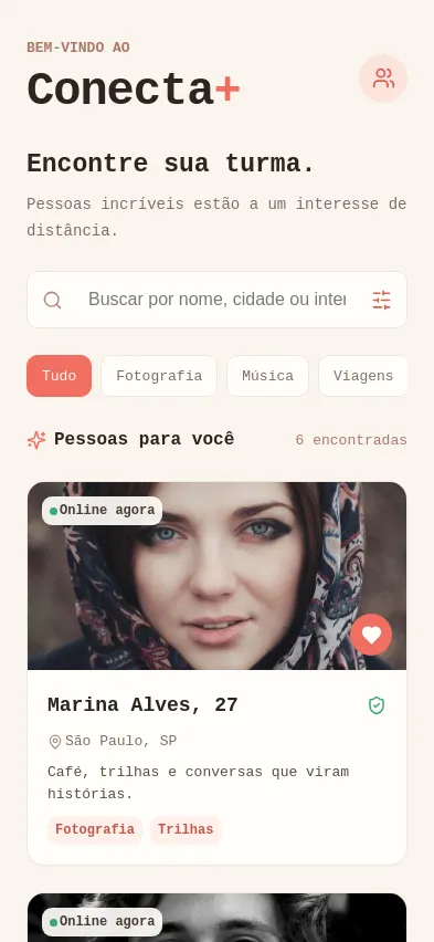 Conecta+ Social App