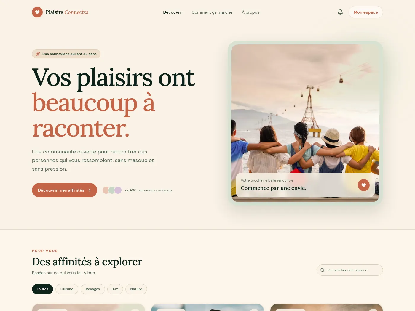 Plaisirs Connectés