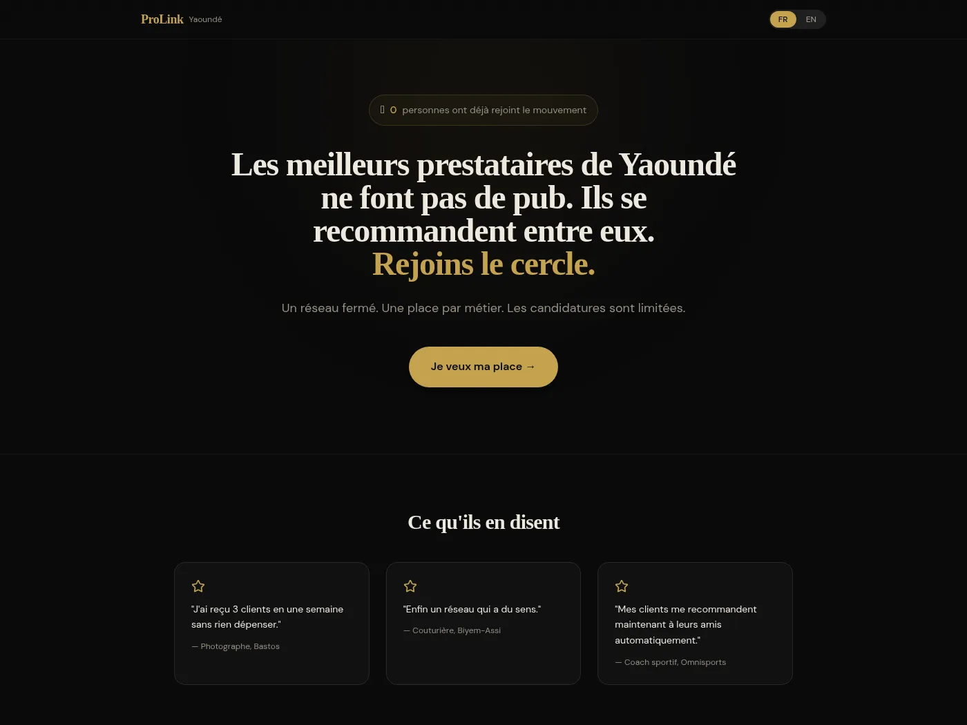 ProLink Yaoundé Network