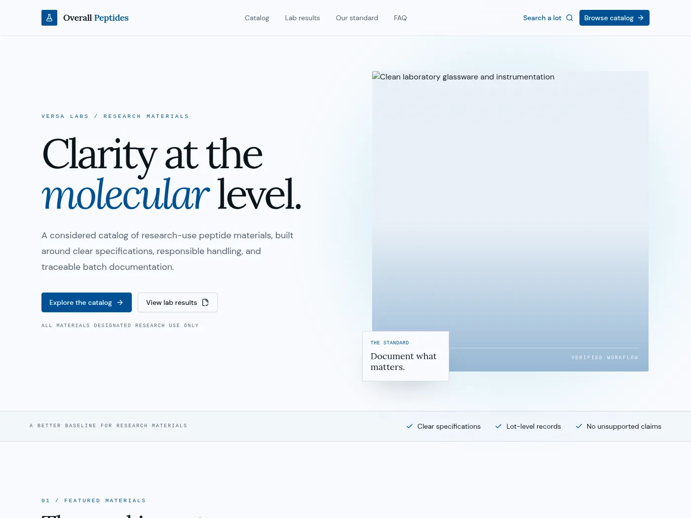 Versa Labs Research Site