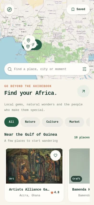 AfrikCamer Locator App