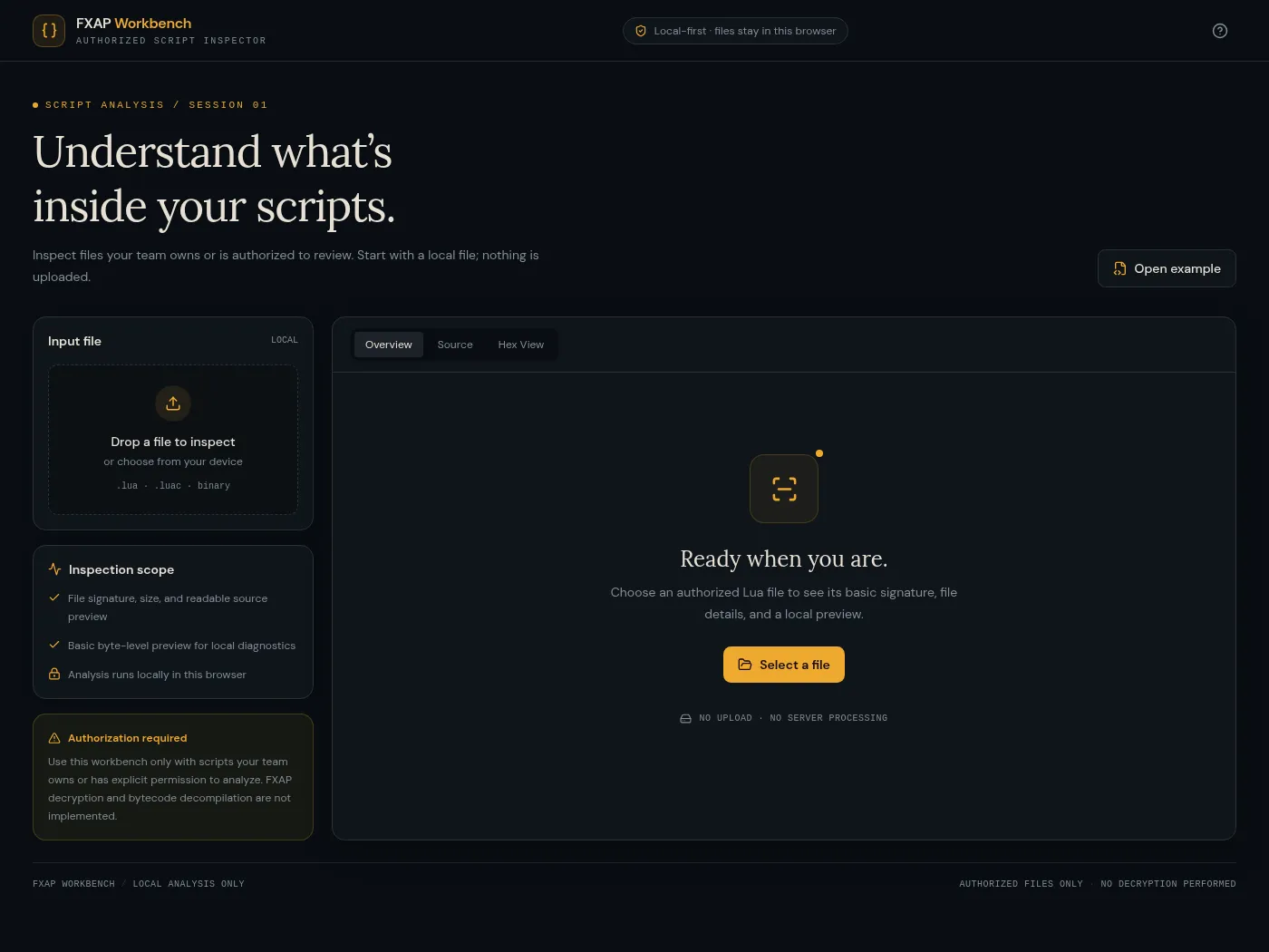FXAP Decrypt Toolkit