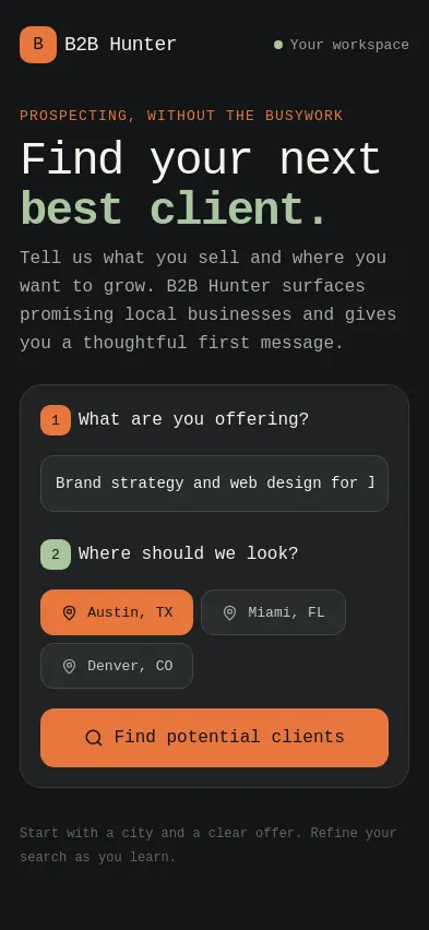 B2B Hunter