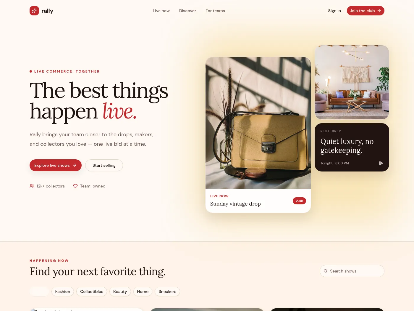 Live Auction Shop