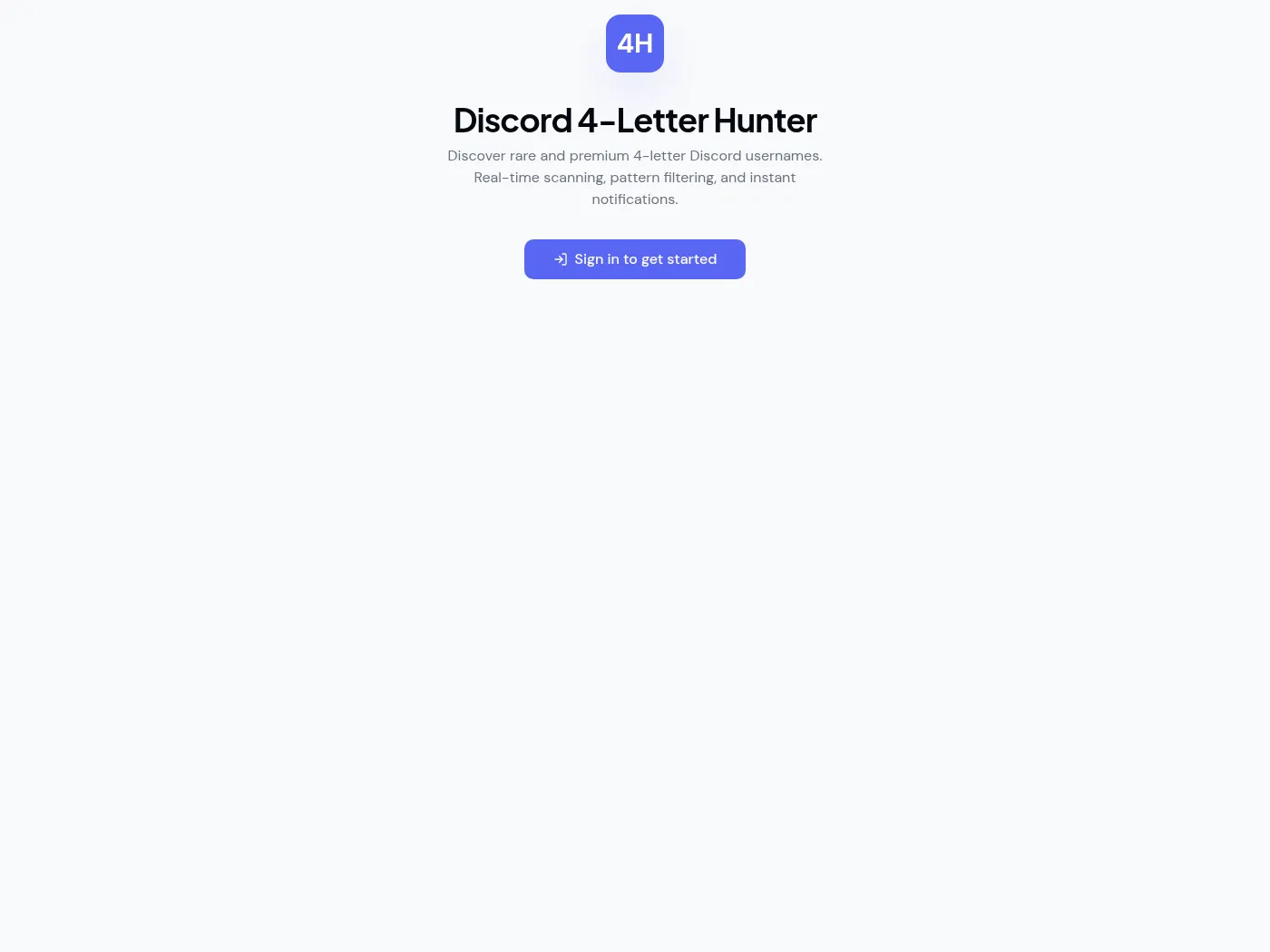 Discord 4-Letter Hunter