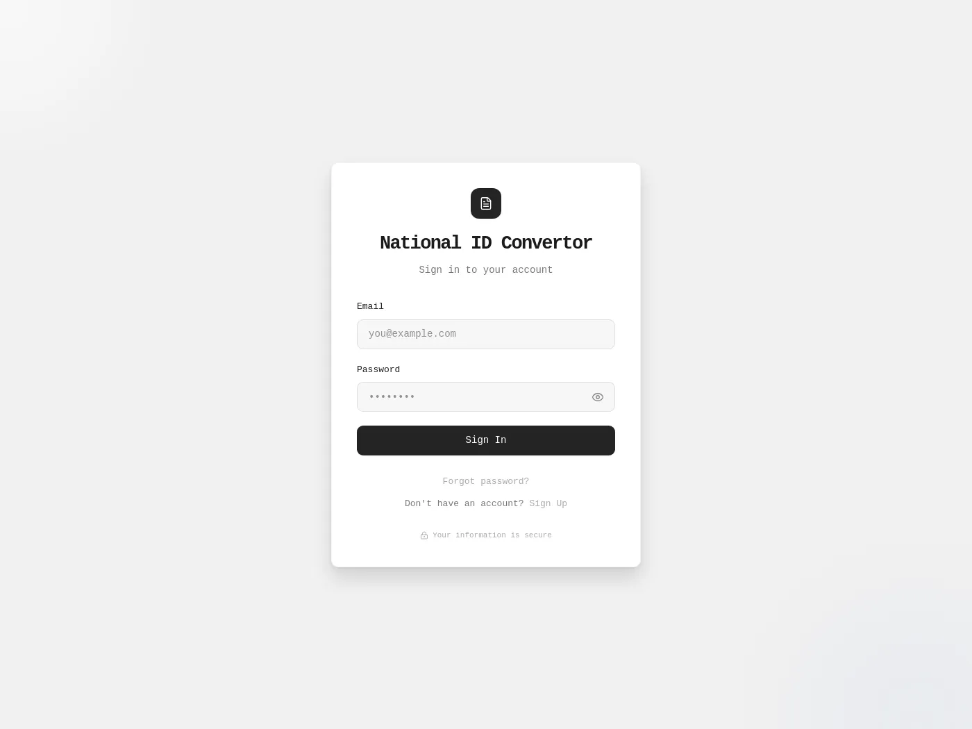 ID Format Converter