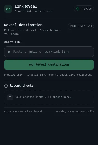 LinkReveal Extension