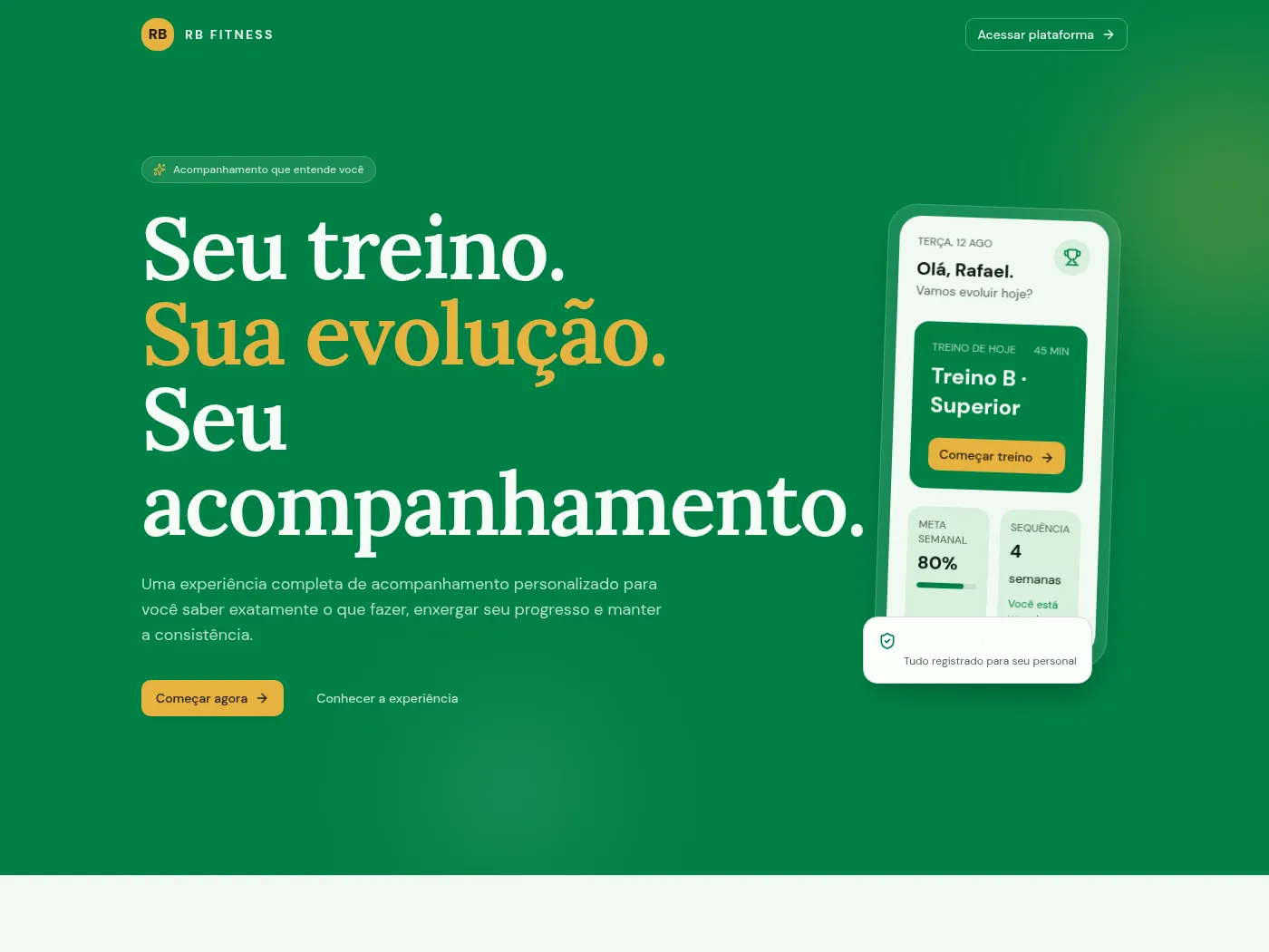 RB Fitness Platform