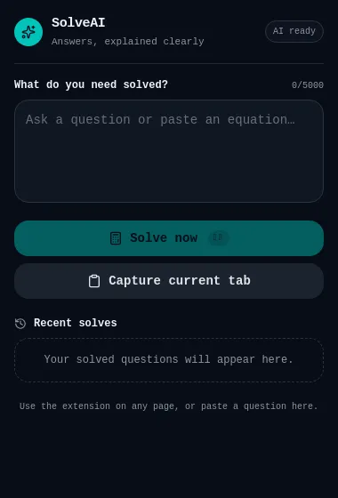 AI Solver Extension