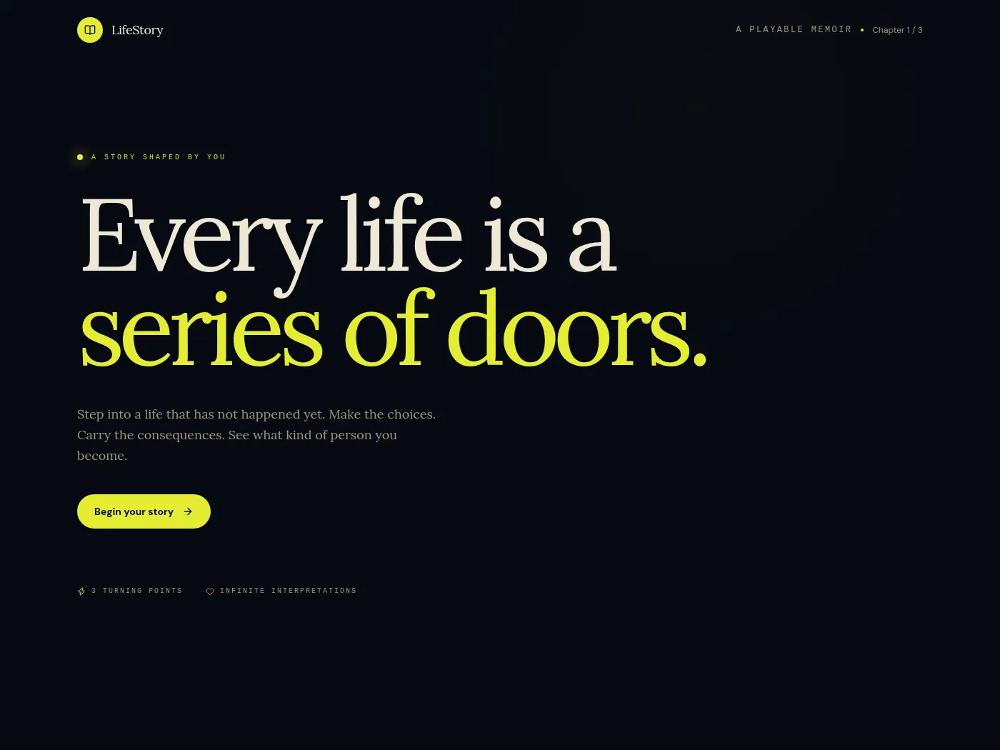 LifeStory Simulator