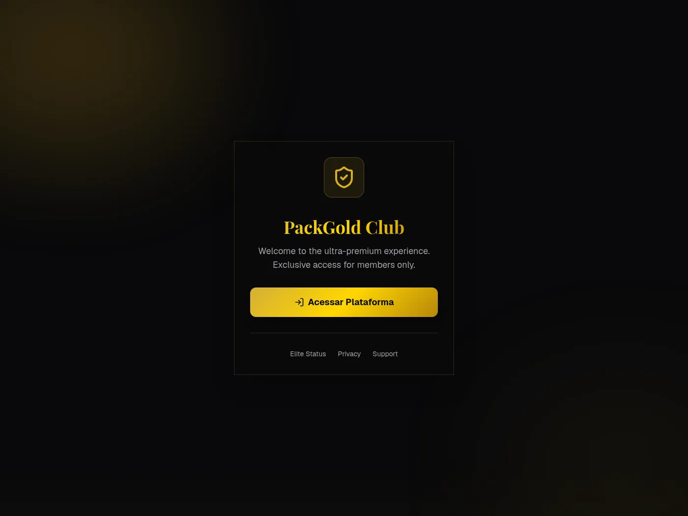 PackGold Club Platform