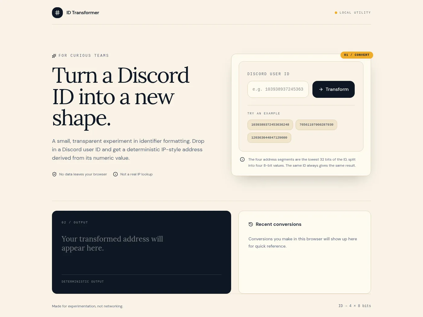 Discord ID Transformer