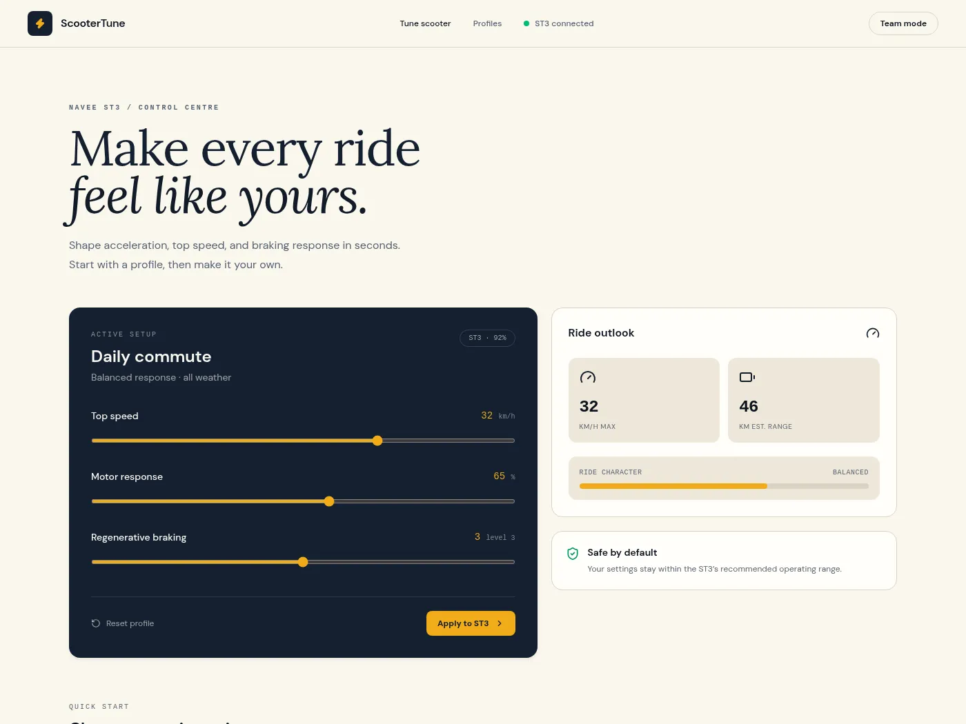 ScooterTune Web App