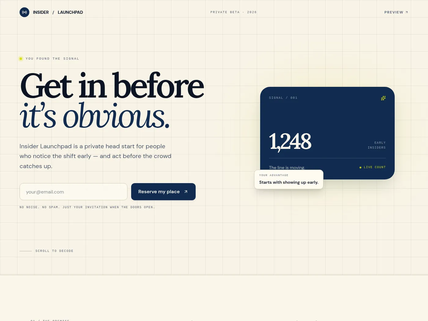 Insider Launchpad