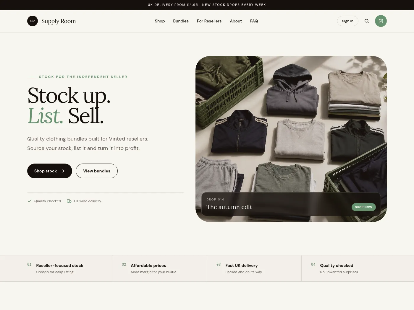 Resell Supply Hub