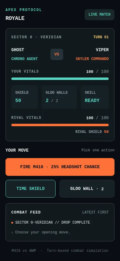 APEX Protocol Royale
