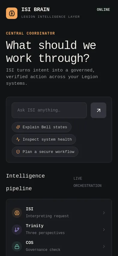 ISI Legion Brain