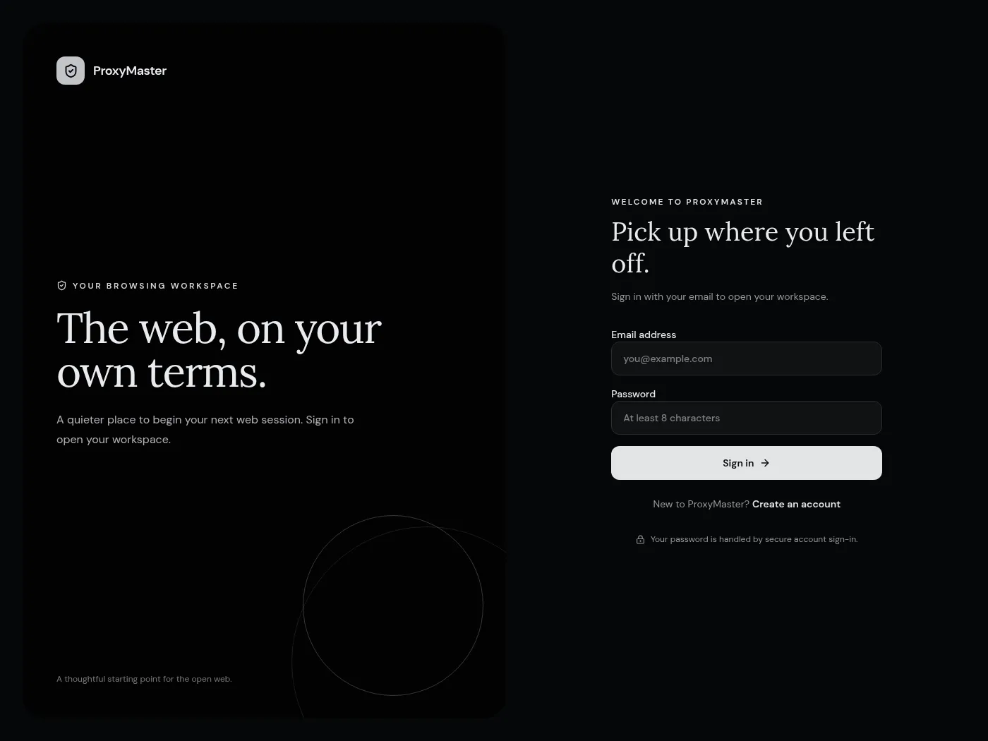 ProxyMaster Admin Panel