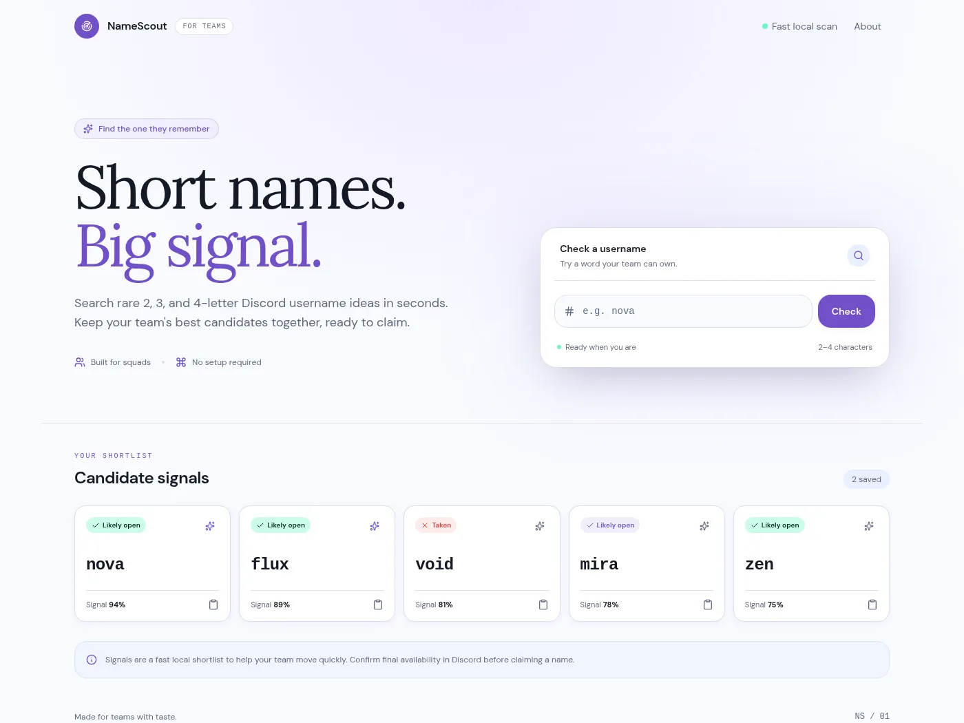 Discord Name Checker