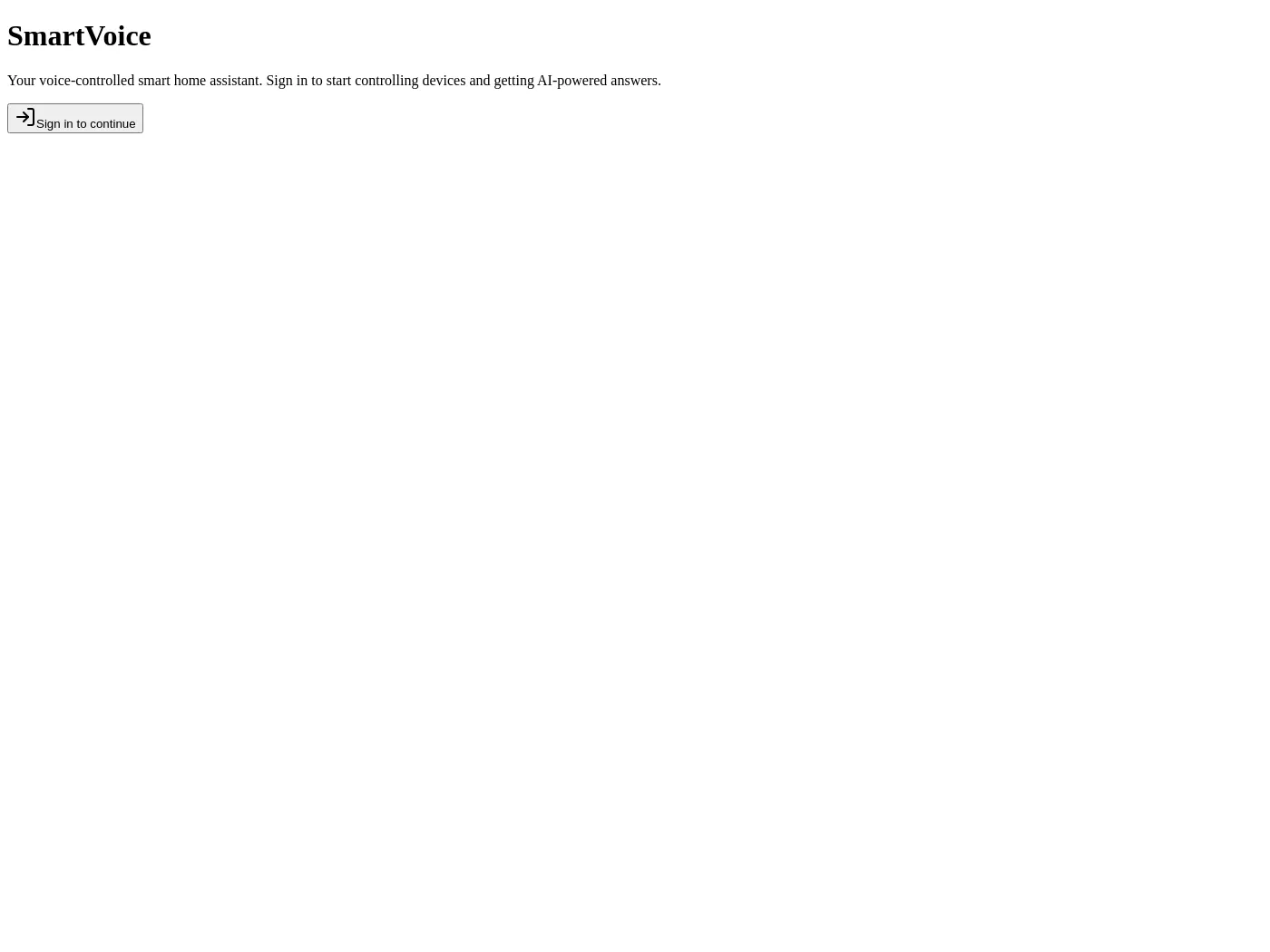 SmartVoice Window Control