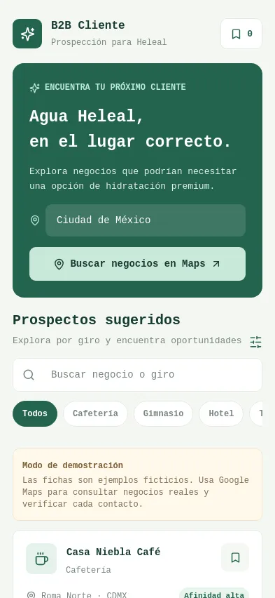 B2B Cliente Finder
