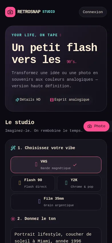 RetroSnap 90s Studio
