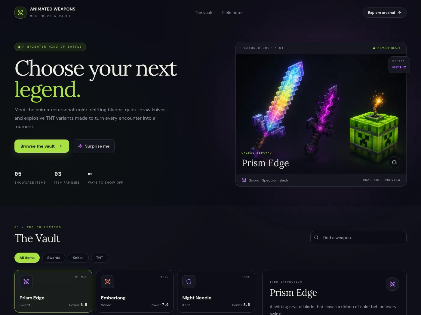 Vivid Arsenal Mod