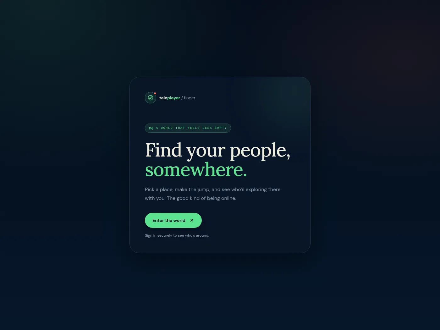TelePlayer Finder