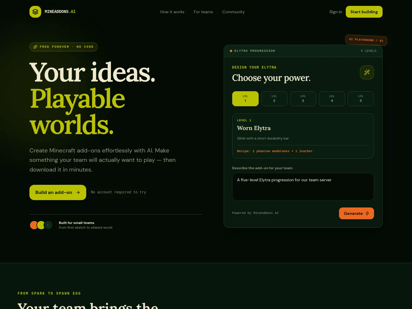 MineAddons AI Studio