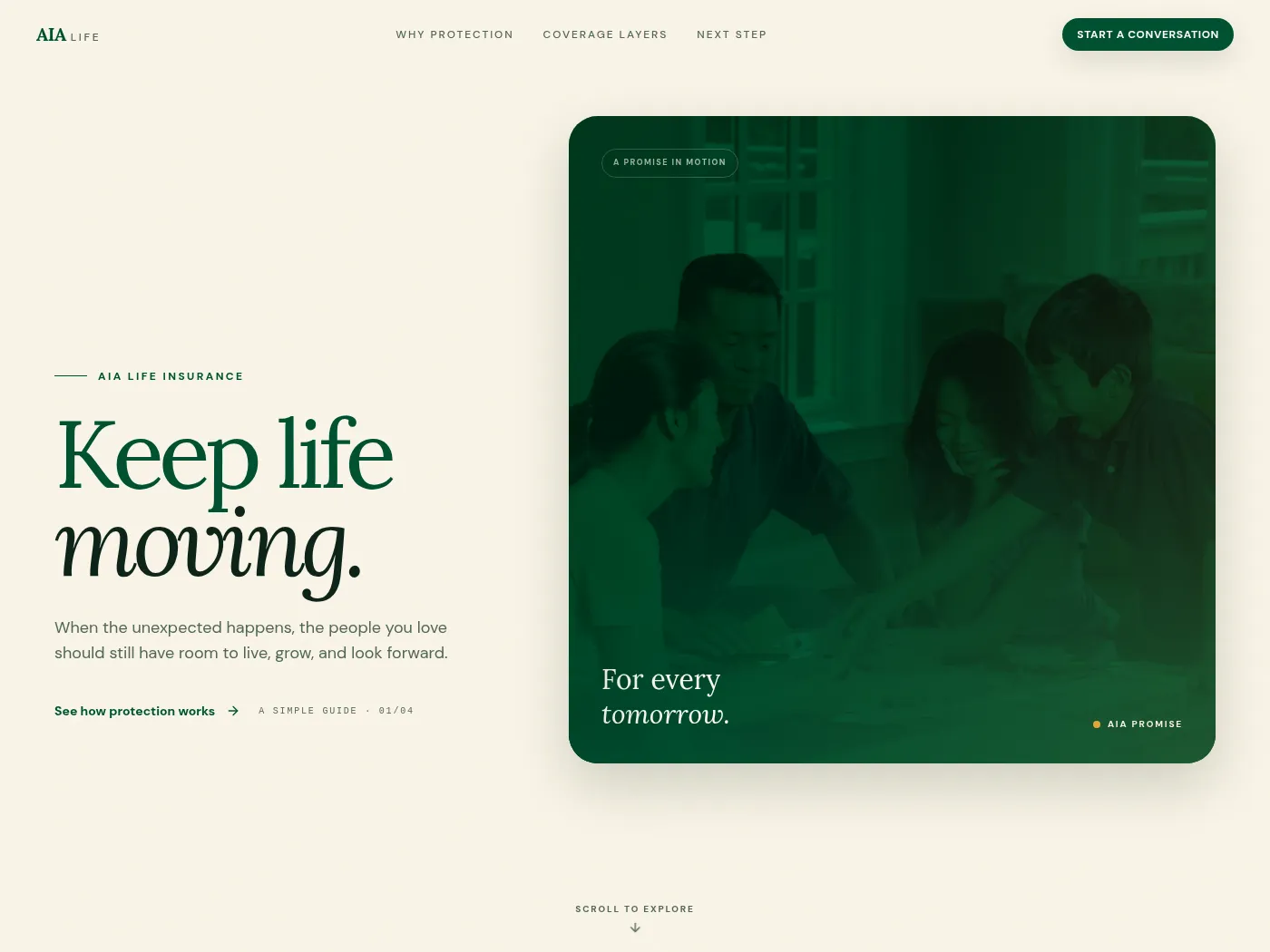 AIA Life Insurance Pitch
