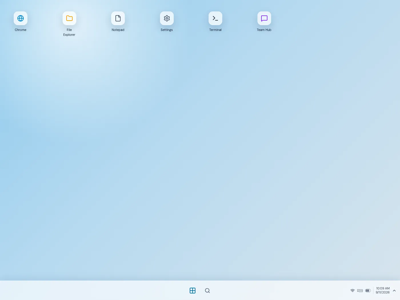 Windows 11 Web Desktop