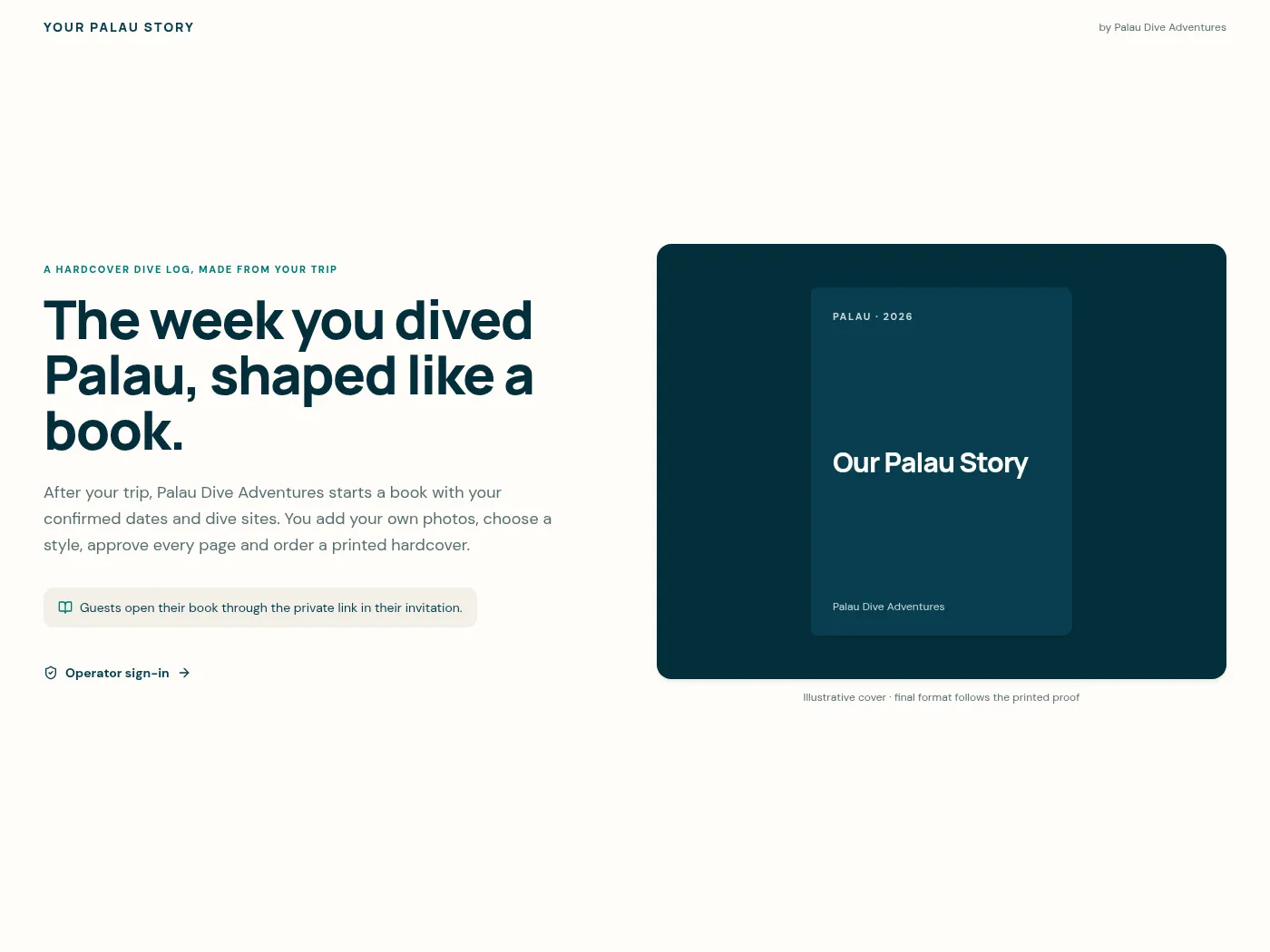 DiveBook Pilot Planner