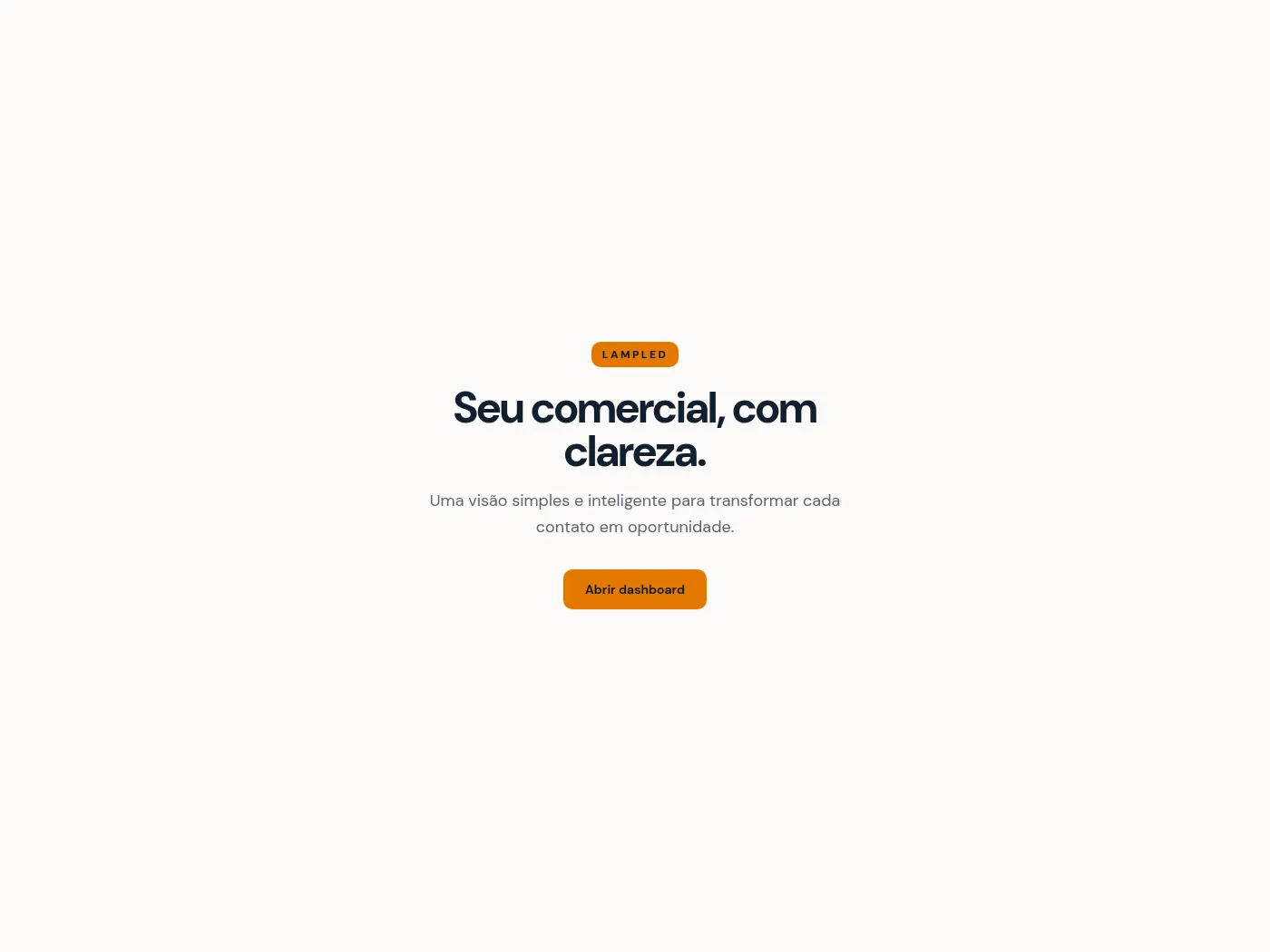 CRM Web Dashboard
