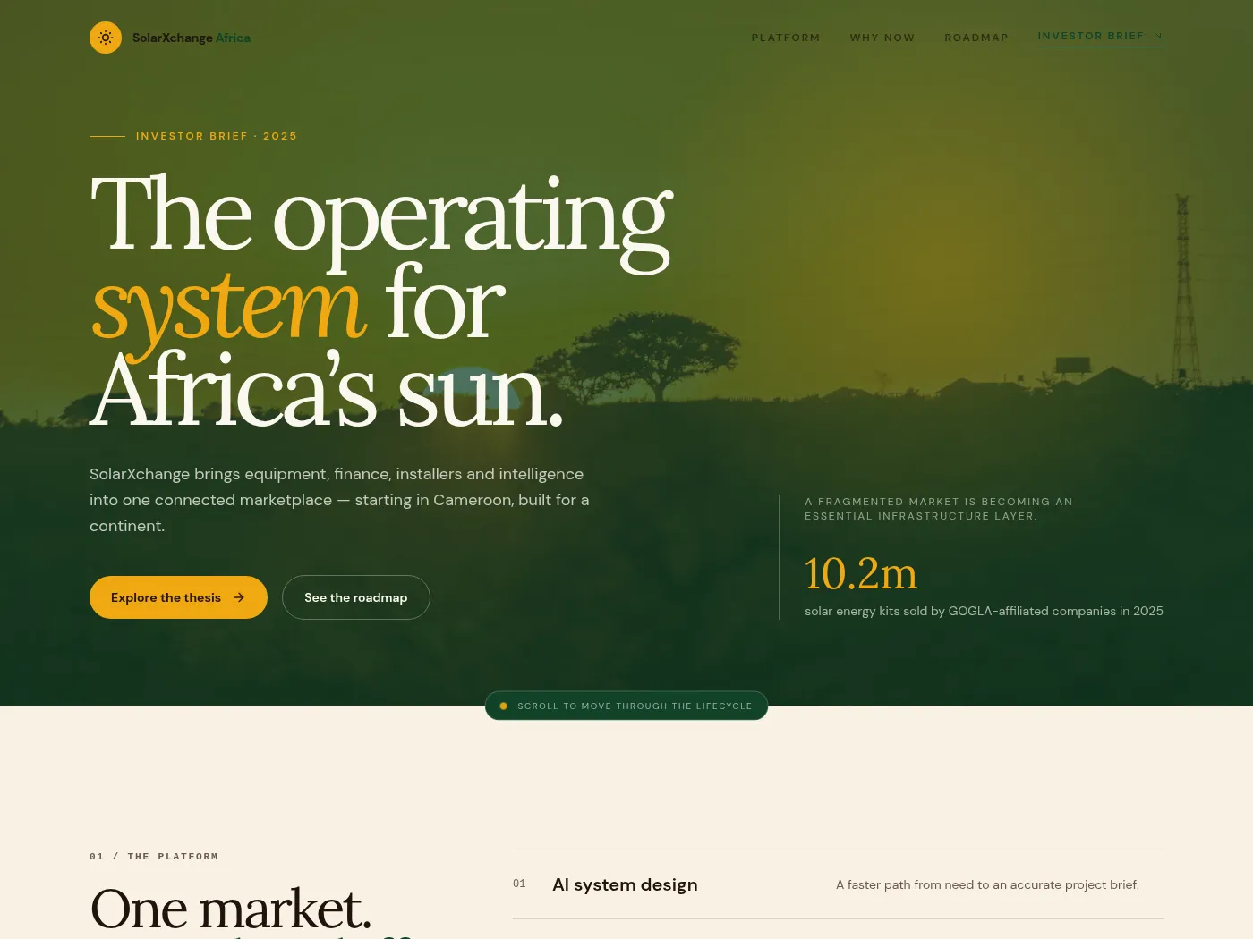 SolarXchange Africa Platform