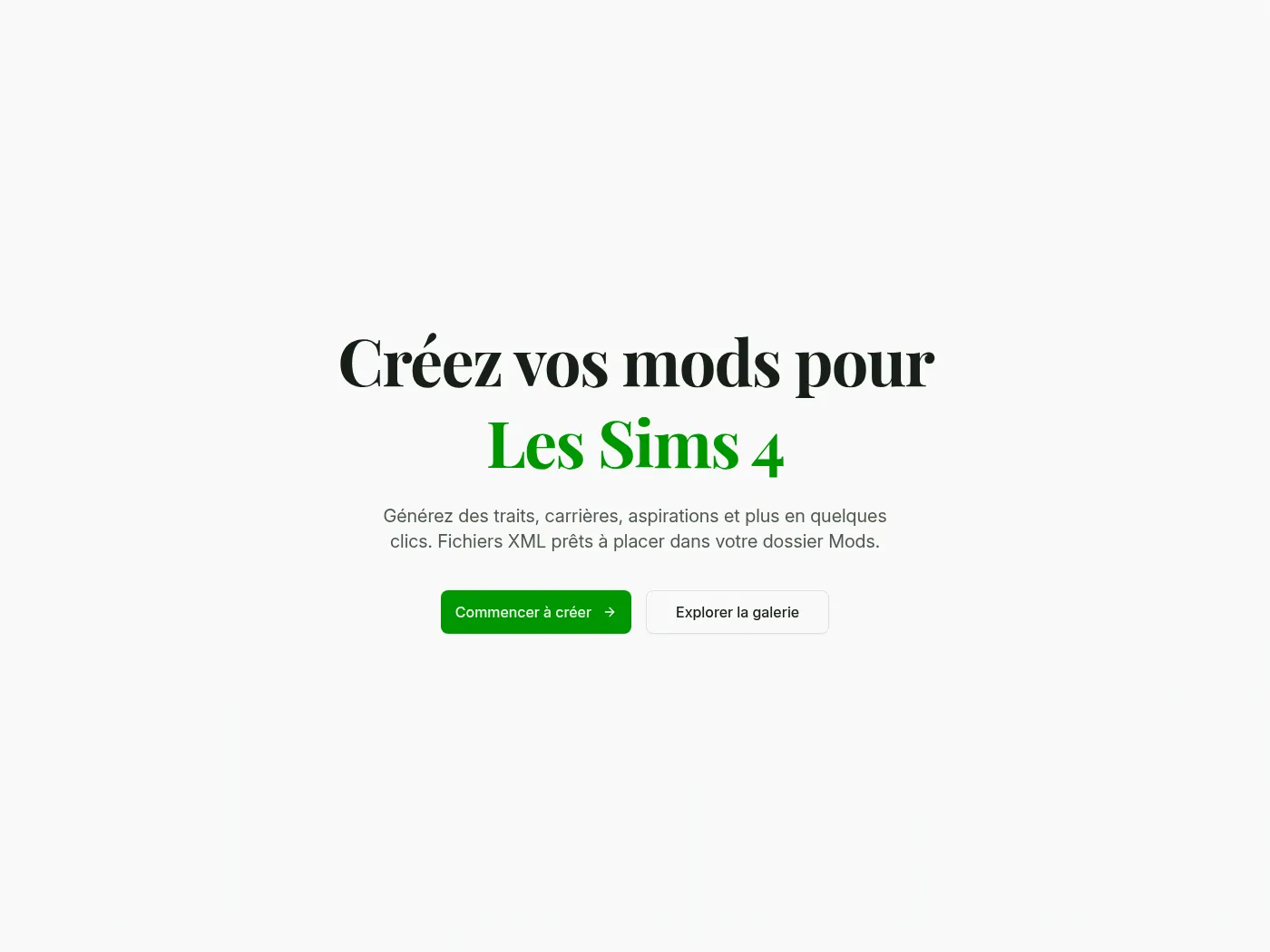 Sims 4 Mod Generator