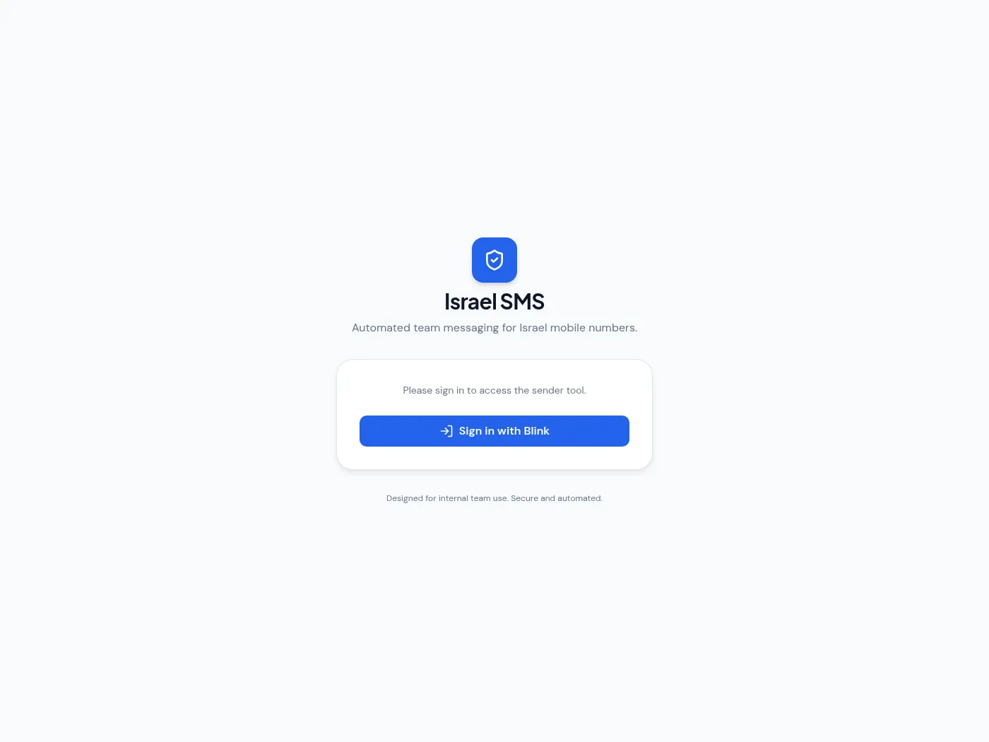 Israel SMS Automation