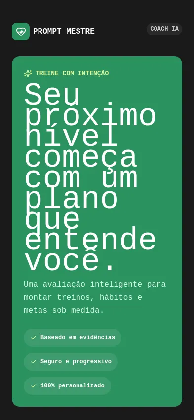 Prompt Mestre Personal AI