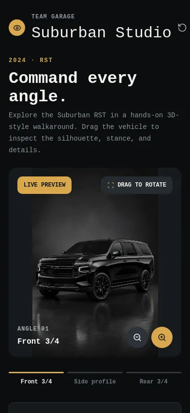 Suburban 3D Explorer