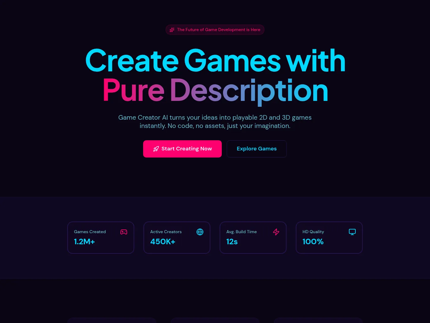 Game Creator AI