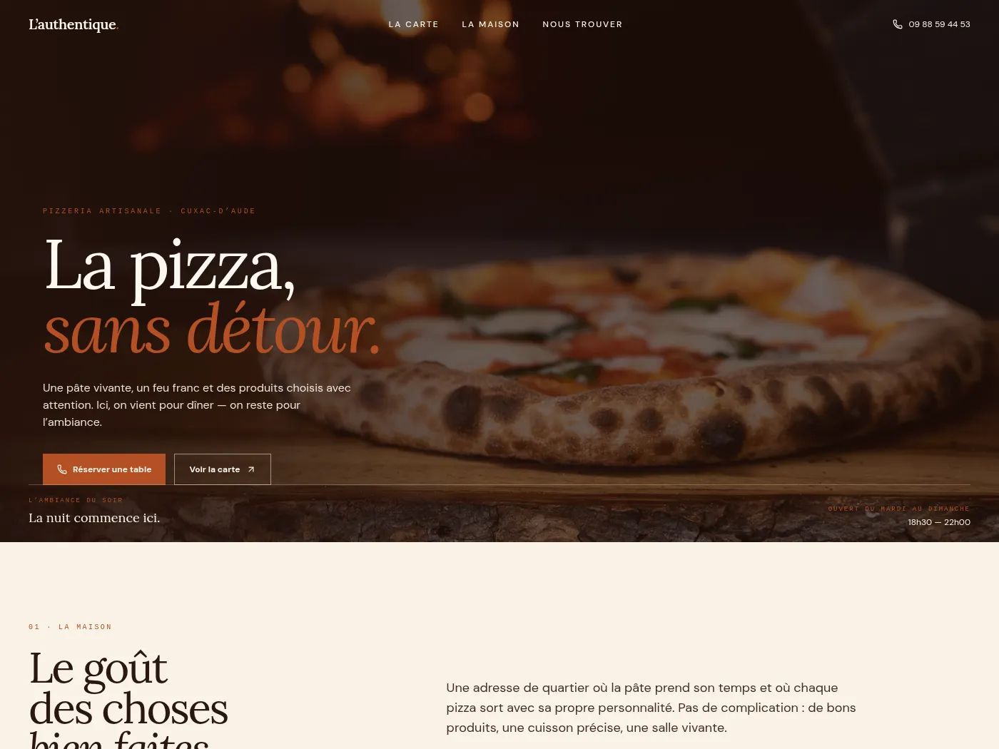Gourmet Pizza Web Upgrade