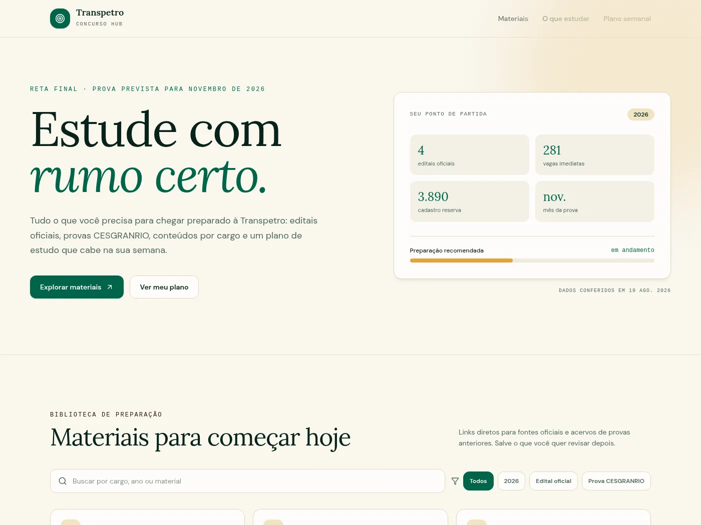 Transpren-Petro Concurso Hub
