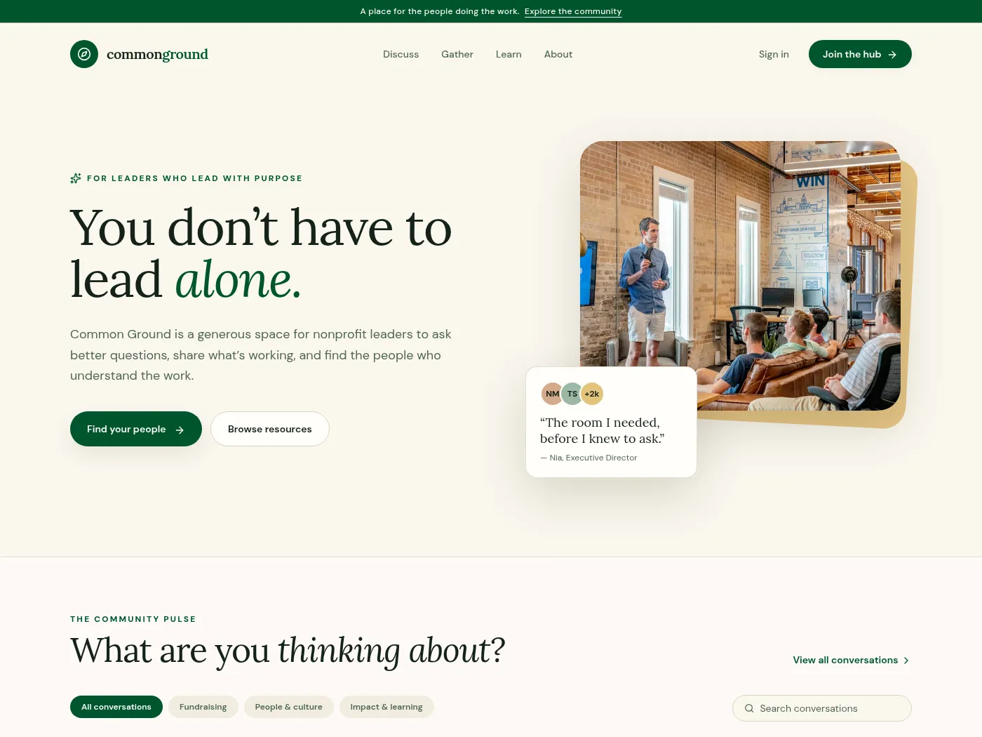 Nonprofit Leaders Hub