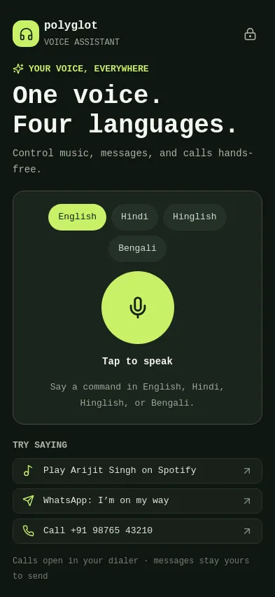 Polyglot Voice Assistant