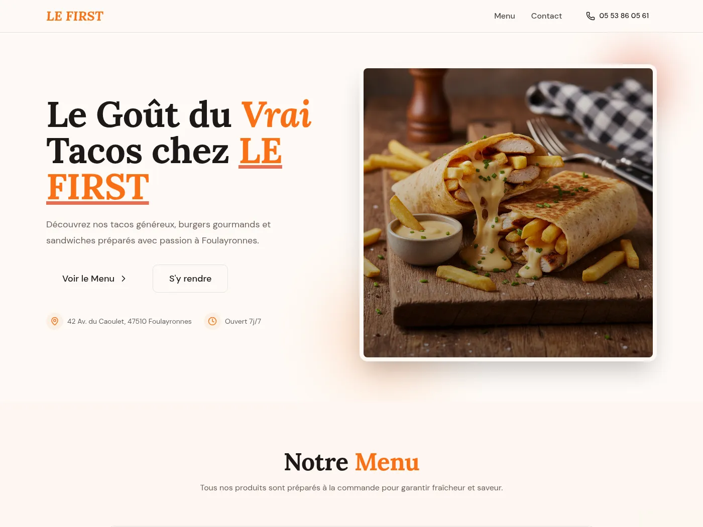 FIRST Tacos 3D Website