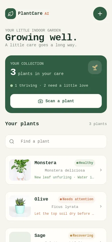 PlantCare AI Mobile