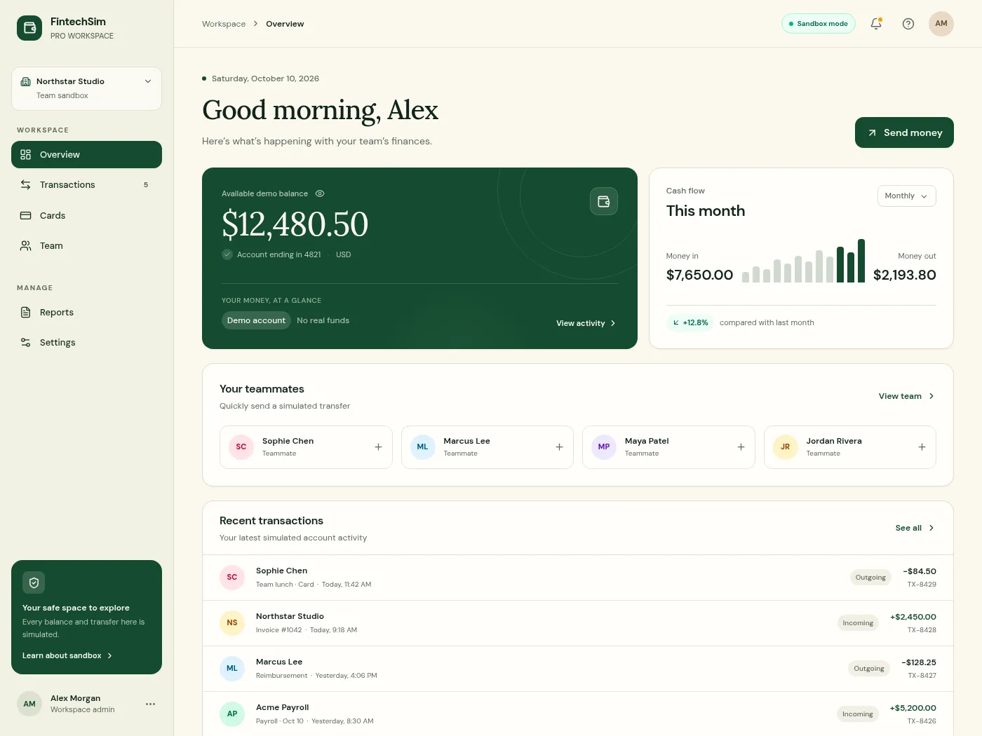 FintechSim Pro