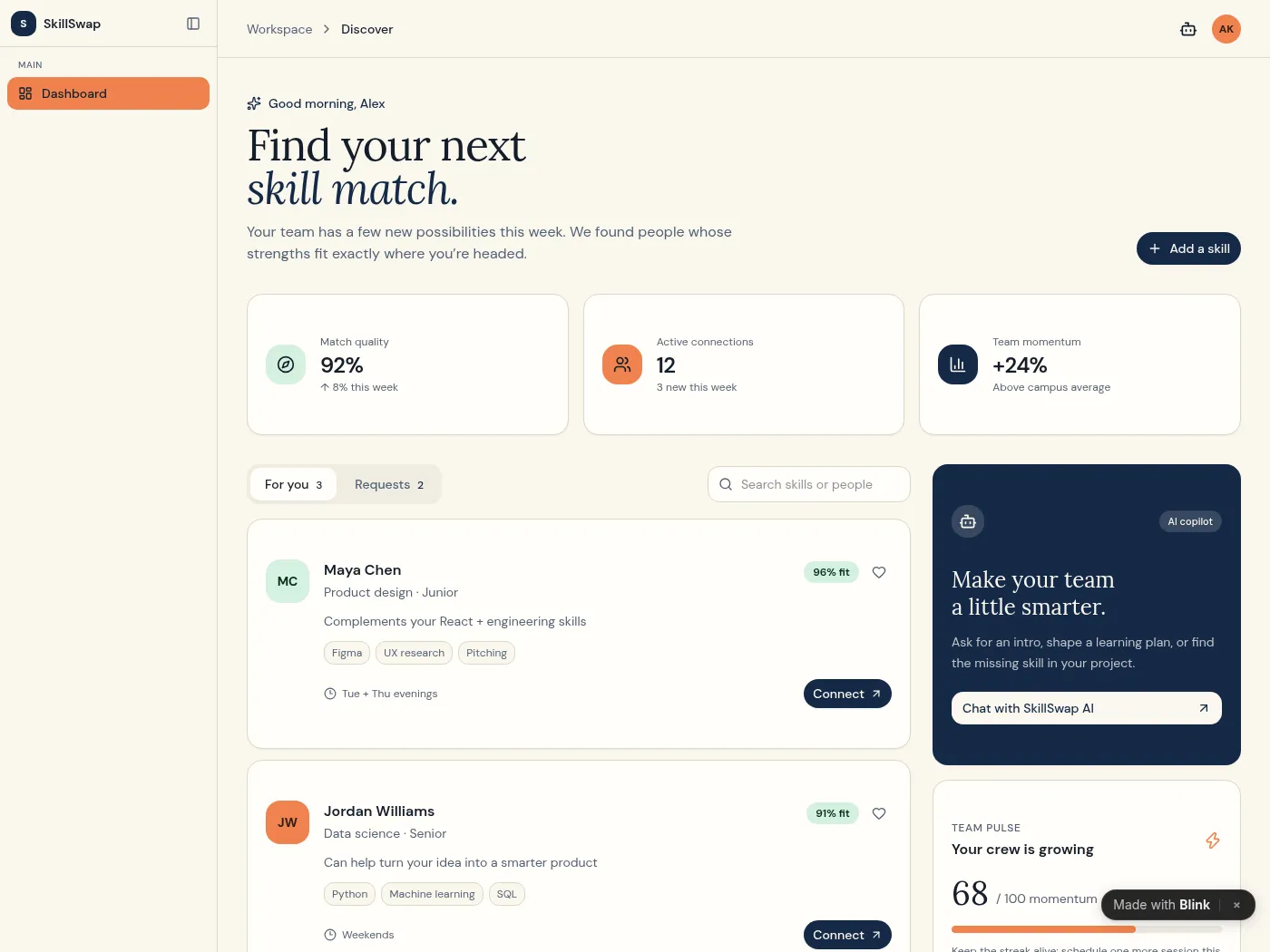 Campus SkillSwap