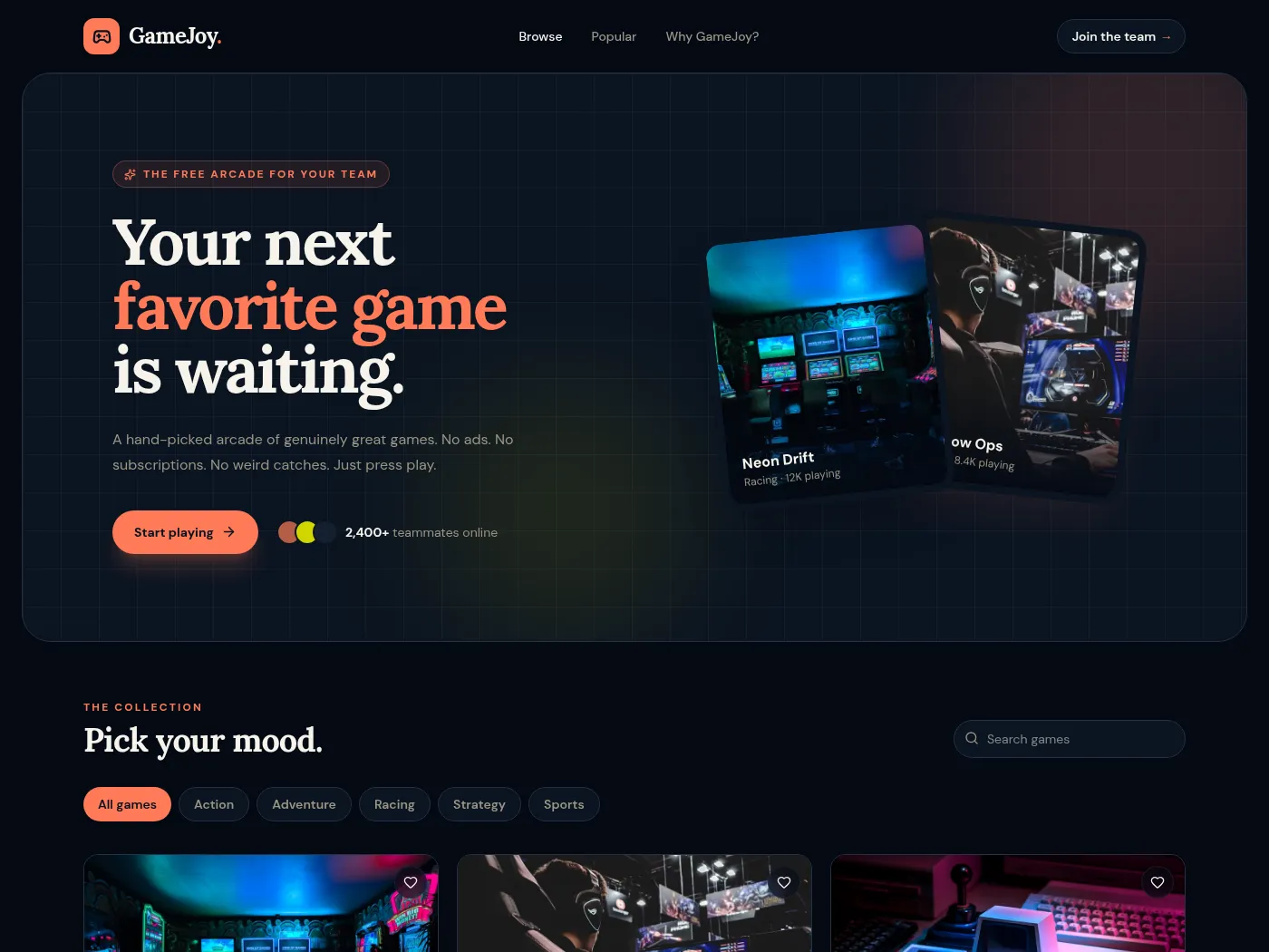 GameJoy Free Arcade